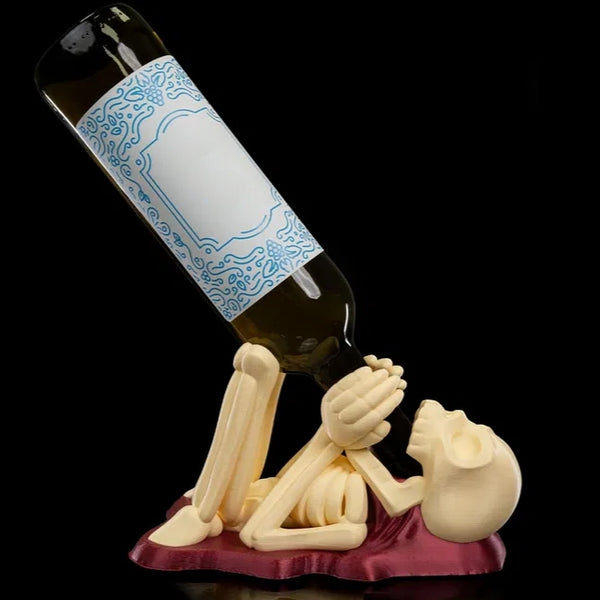 Skeleton | Wine Bottle Holder | 3D Printer Model Files