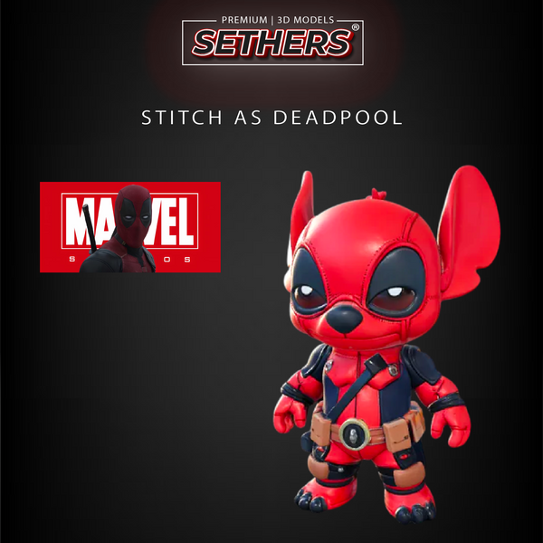 Stitch as Deadpool | 3D Printer Model Files