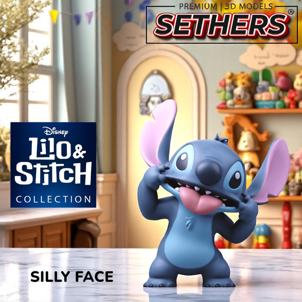 Stitch Silly Face | Lilo and Stitch | Best 3D Printing STL Models
