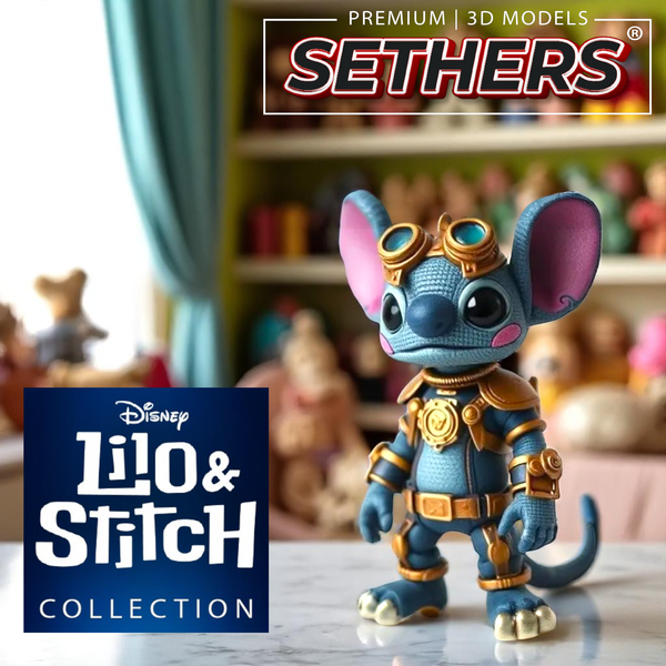 Stitch Steampunk | Lilo and Stitch | Best 3D Printing STL Model Files