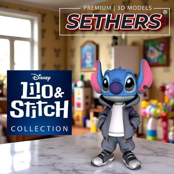 Stitch Urban | Lilo and Stitch | Best 3D Printing STL Model Files