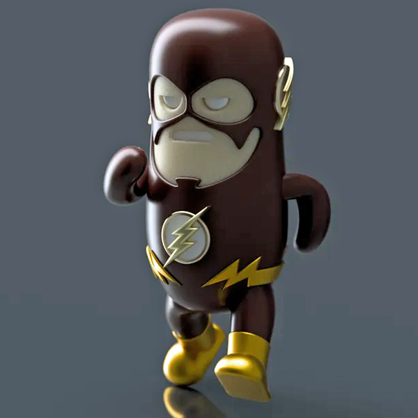 The Flash Mini Figure | 3D Printer Model Files