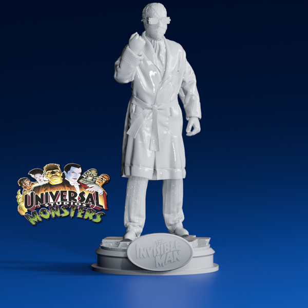 The Invisible Man | Claude Rains | Classic Movie Monsters | 3D Printer
