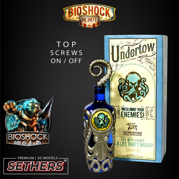 Undertow | Vigor Potion | Bioshock Infinite | 3D Printer Model Files