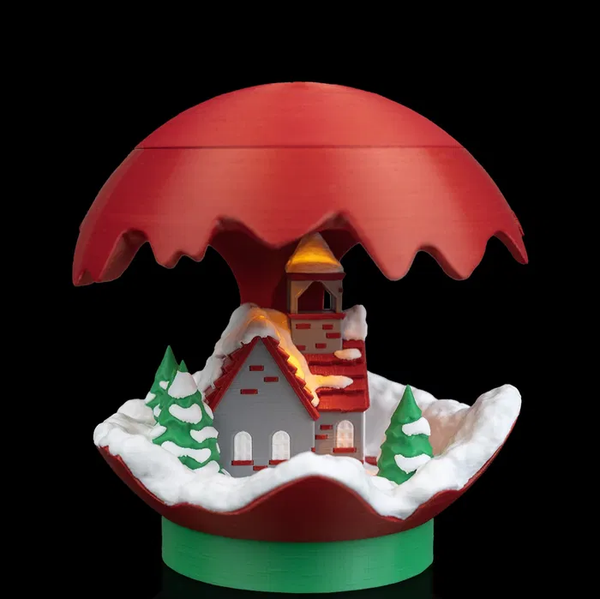 Winter Village Lamp | 3D Printer Model Files