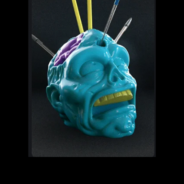 Zombie Pen Holder | 3D Printer Model Files